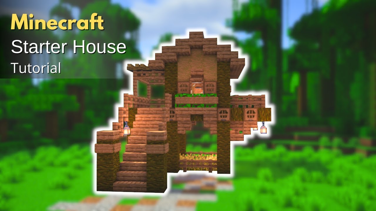 Minecraft: How to Build a Jungle Starter House | Starter House ...