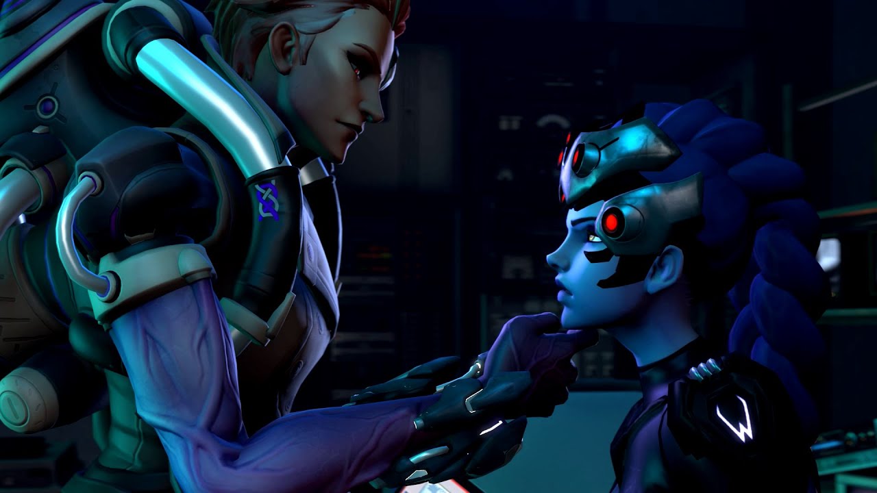 [SFM] Overwatch interaction - Moira/Widowmaker/Sombra