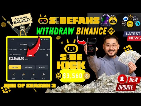 Sidefans New Update Exposed ๐จ Sidekick Proof Of Binance โ
Sidekick Airdrop TGE | Sidekick airdrop