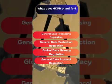 📜 What Does GDPR Stand For? #computerbasics