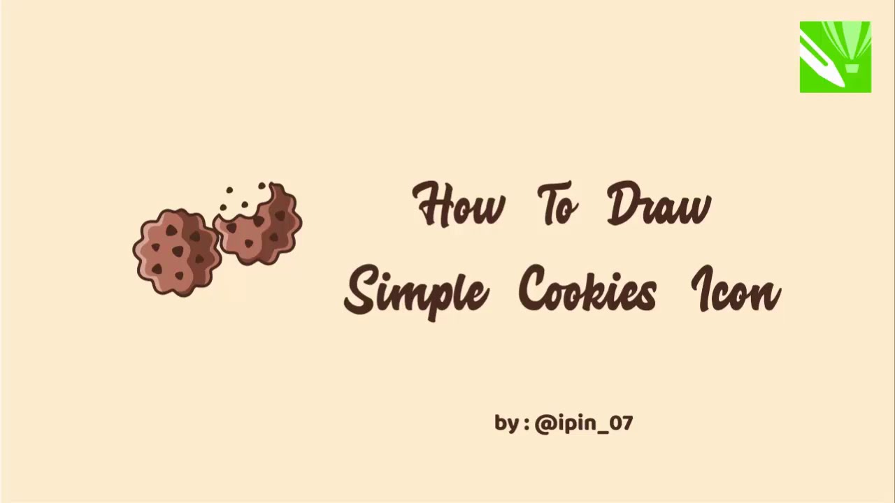 How To Draw Simple Cookies Icon With CorelDraw X8