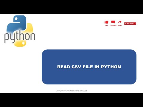 How to import a CSV file in Python?