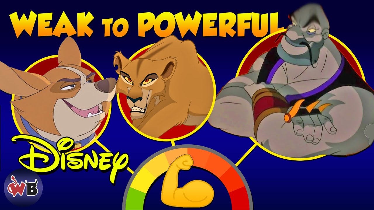 DISNEY Sequel Villains: Weak to Powerful 💪