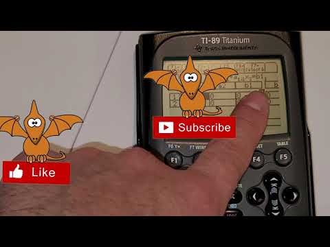 Introduction to the TI 89
