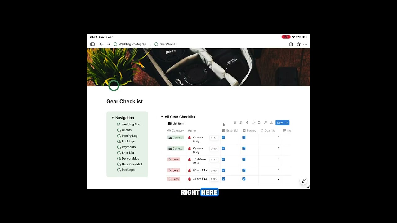 From First Inquiry to Final Gallery - Wedding Photography Workflow in Notion