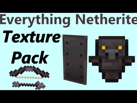 Everything Netherite Minecraft Texture Pack Showcase + Download