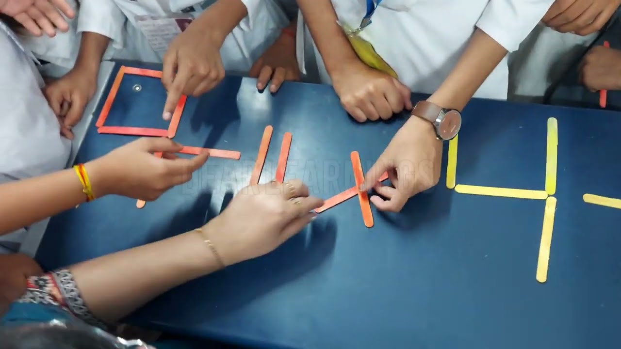 DOE Mission buniyad | Maths Fun Activity | Maths Activity| move a stick & make equation correct