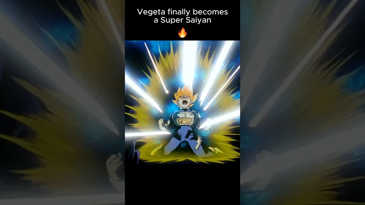 Vegeta explains how he transformed into a Super Saiyan 🤯