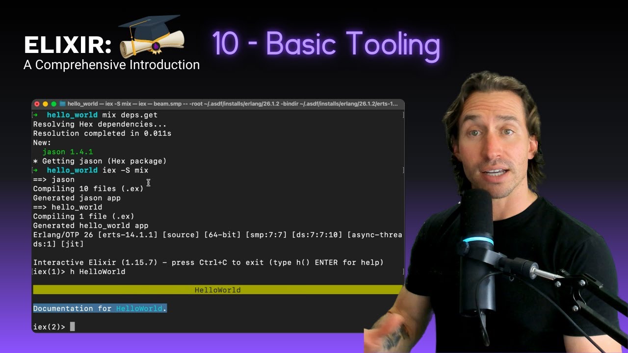 Elixir Full Course: 10 - Basic Tooling