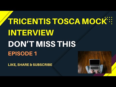 Ep 1 - Nail Your Next Interview: TOSCA Automation Mock Interview | Real Time Questions & Answers
