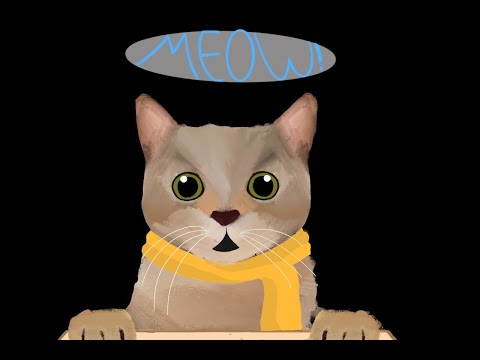 Cat goes meow. #shorts #cats #animation