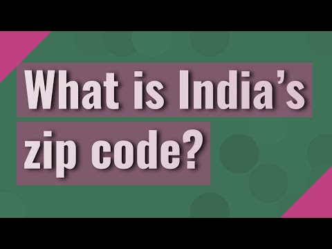 What is India's zip code?