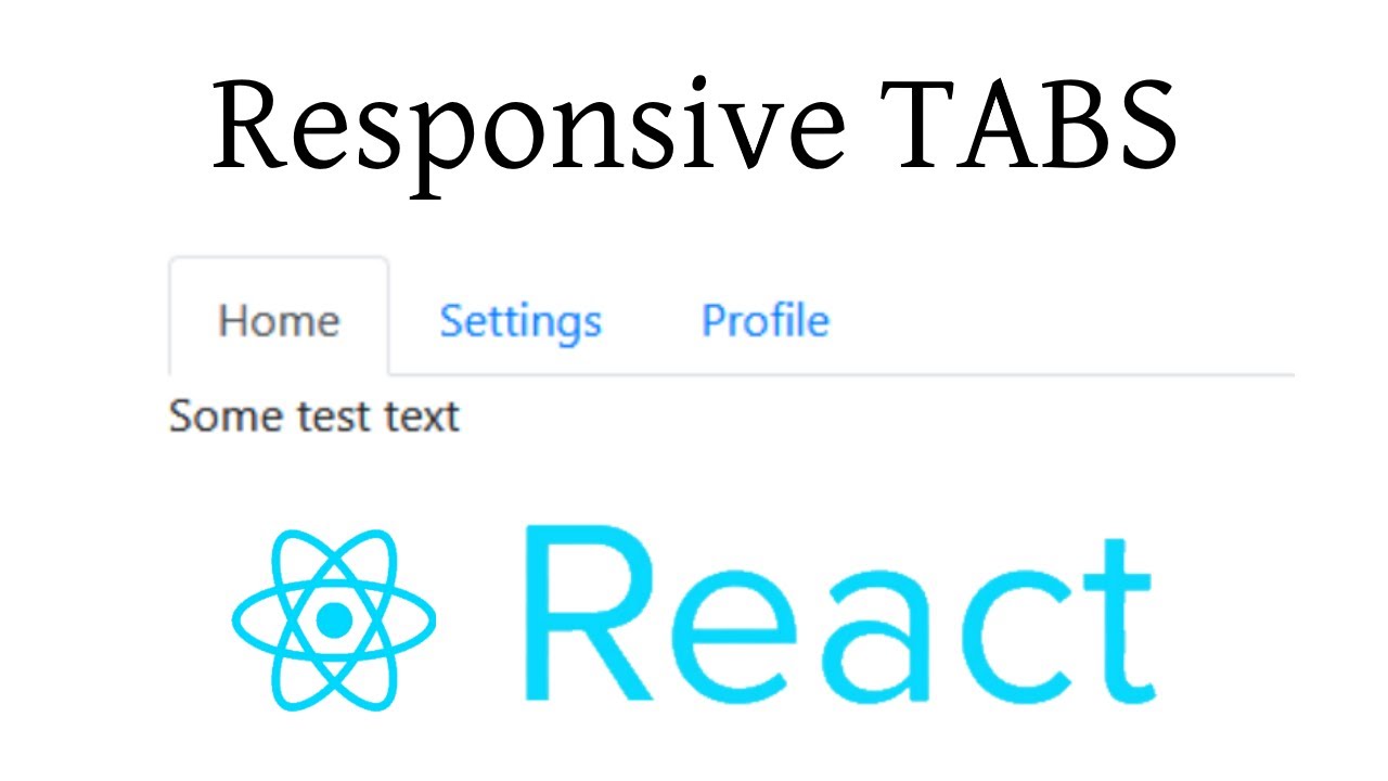 Build Responsive TABS Using REACT JS [React Components Series]