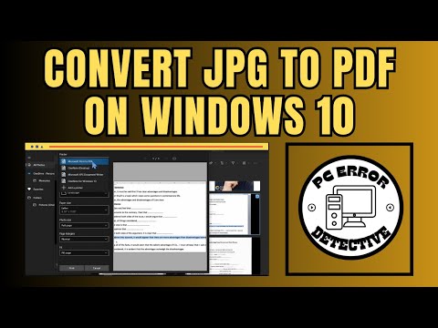 How To Convert JPG To PDF On Windows 10