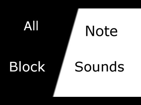 All Note Block Sounds On All Blocks
