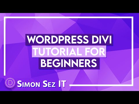 WordPress Divi Tutorial for Beginners