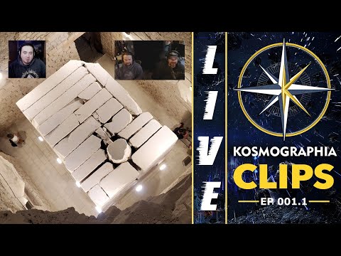 LIVE Clip 001.1 Deep Beneath Egypt's Step Pyramid with UnchartedX - Machined Stonework? Kosmographia