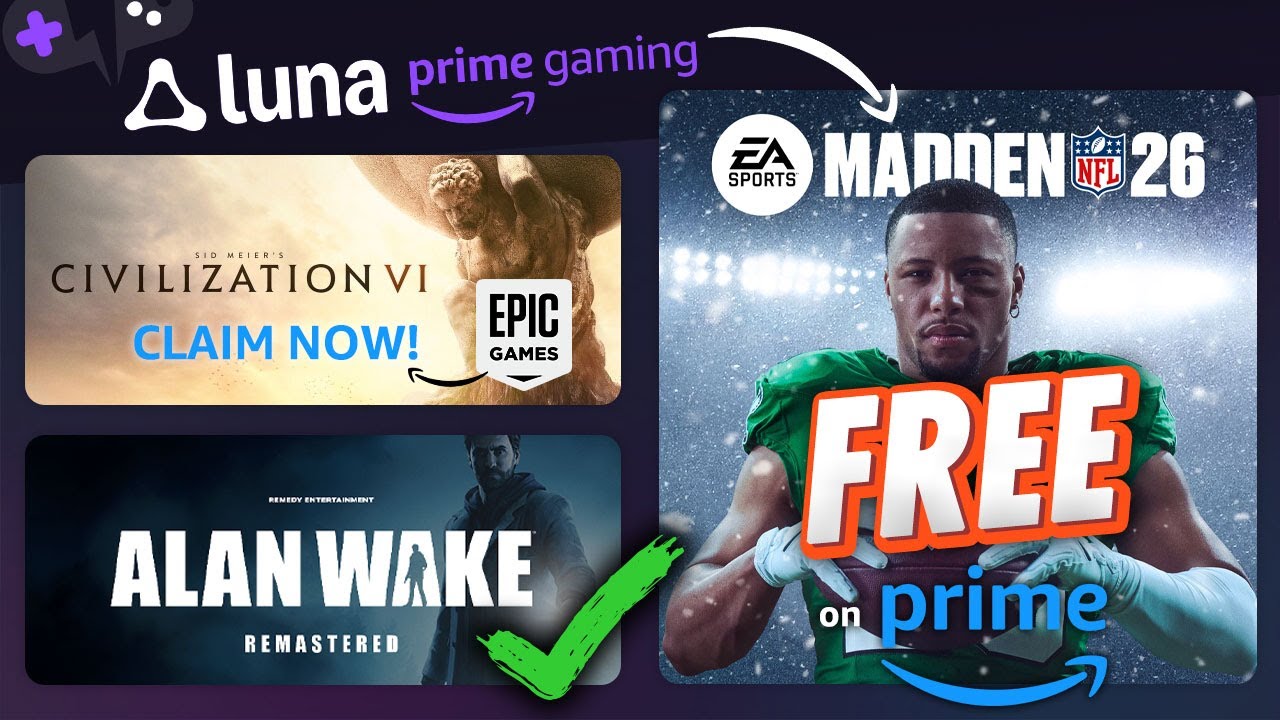 MADDEN NFL 26 is FREE to PLAY for Amazon PRIME Members | Amazon LUNA
