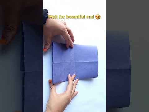 Easy no glue craft idea #shorts#diy#noglue#papercraft