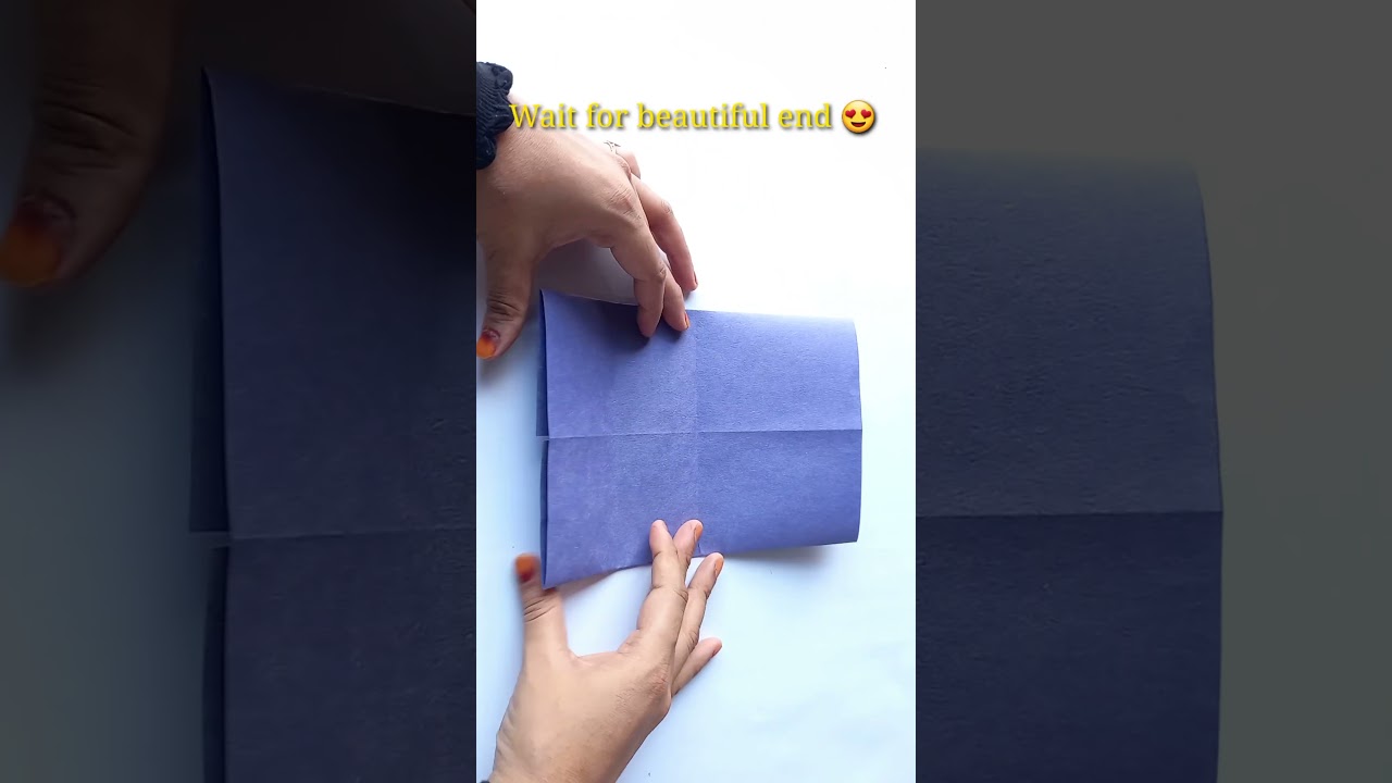 Easy no glue craft idea #shorts#diy#noglue#papercraft