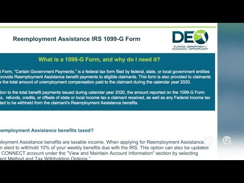 Unemployed workers struggle to download 1099-G form from FDEO's website