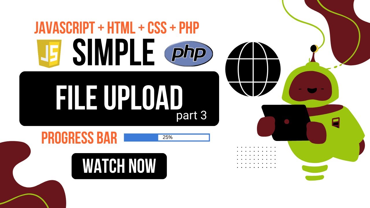 File Upload With Progress Bar - Javascript & PHP - Ep3