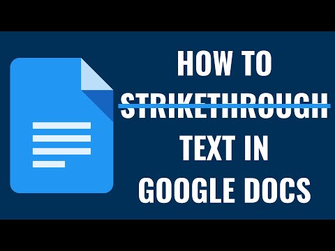 Cómo tachar texto en Google Docs