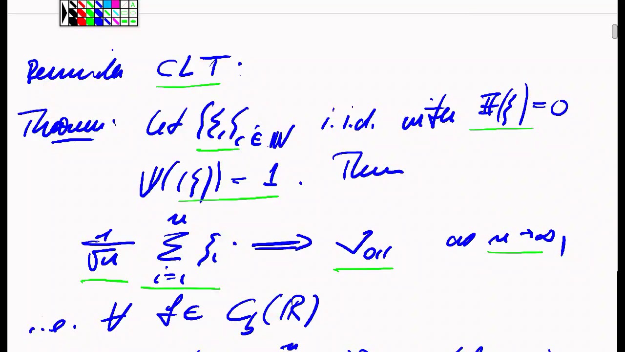 Stochastic Processes  -- Lecture 12