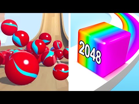 Marble Run Ultimate Race ASMR vs Jelly Run 2048✅💚✅Walkthrough Max Gameplay BJ3633