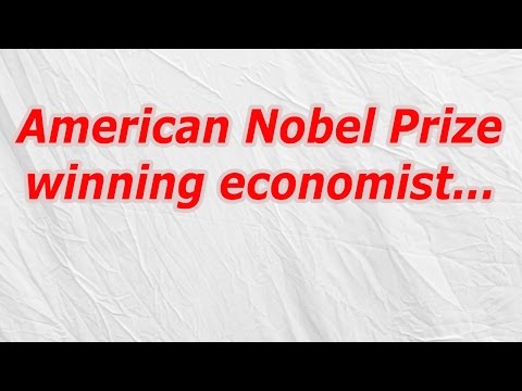 American Nobel Prize winning economist (CodyCross Crossword Answer)