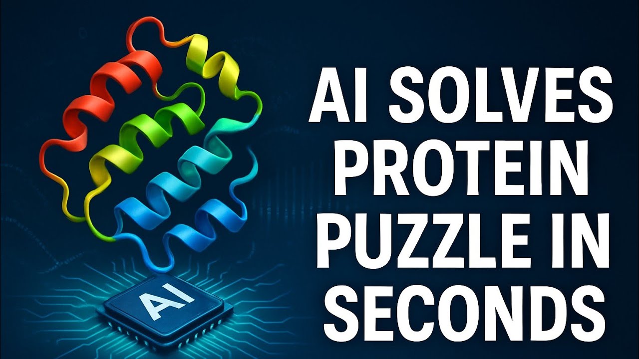 How AI Predicted a Protein’s Shape in Seconds | AlphaFold Breakthrough Explained #AI #AlphaFold