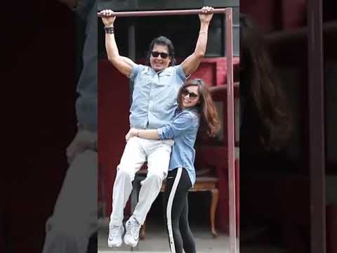 Rajesh Hamal With His Beautiful Wife Ramailo Gardai #shorts
