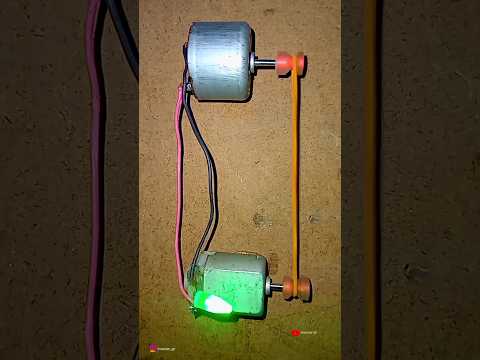 Free Energy • DC Motor Generator | #tech #dcmotor #freeenergy #youtubeshorts