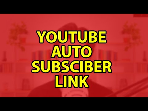 How To Create A YouTube Subscribe Link 2021
