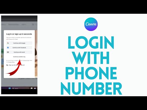 Canva Login With Phone Number (2023)