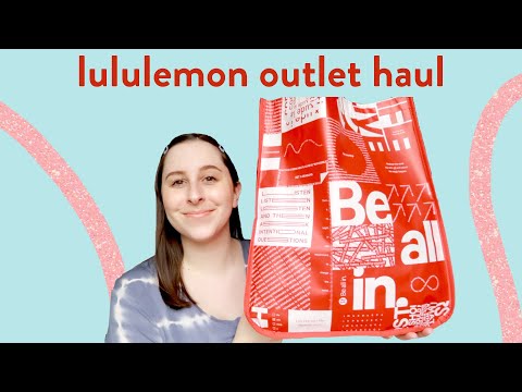 Lululemon outlet haul -- store, try on, and haul 🧘🏻♀️☀️🍉
