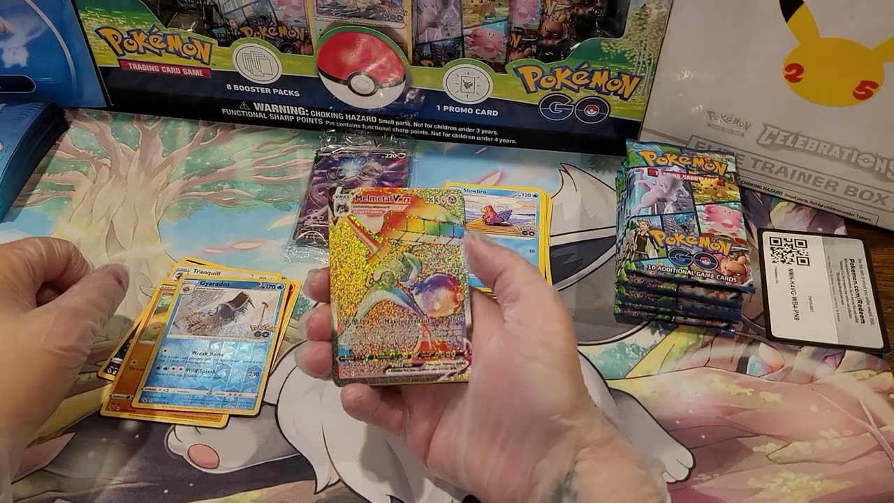 Pokemon go packs pulled a rainbow rare Melmetal vmax.