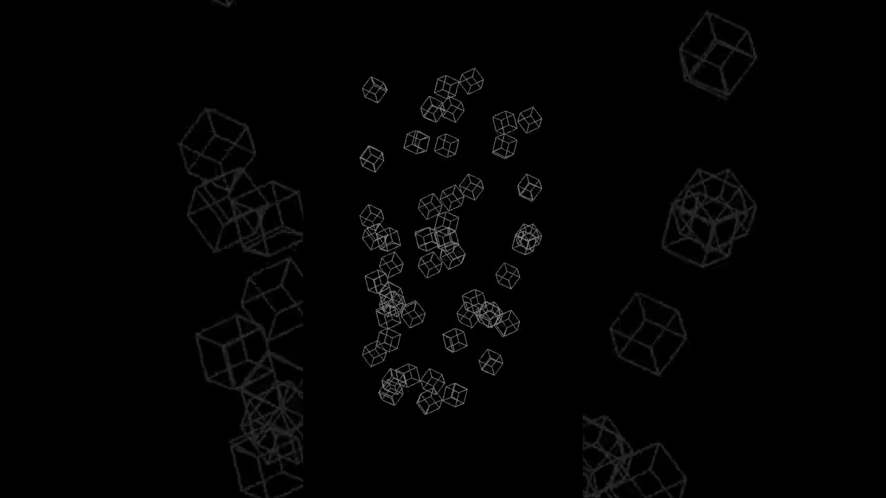 Unfolding Cubes - Algorithmic Art