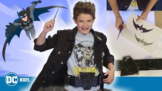 Make your own DIY Batbelt and Batarangs! | DC KIDS SHOW