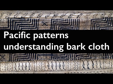 Pacific patterns: understanding bark cloth