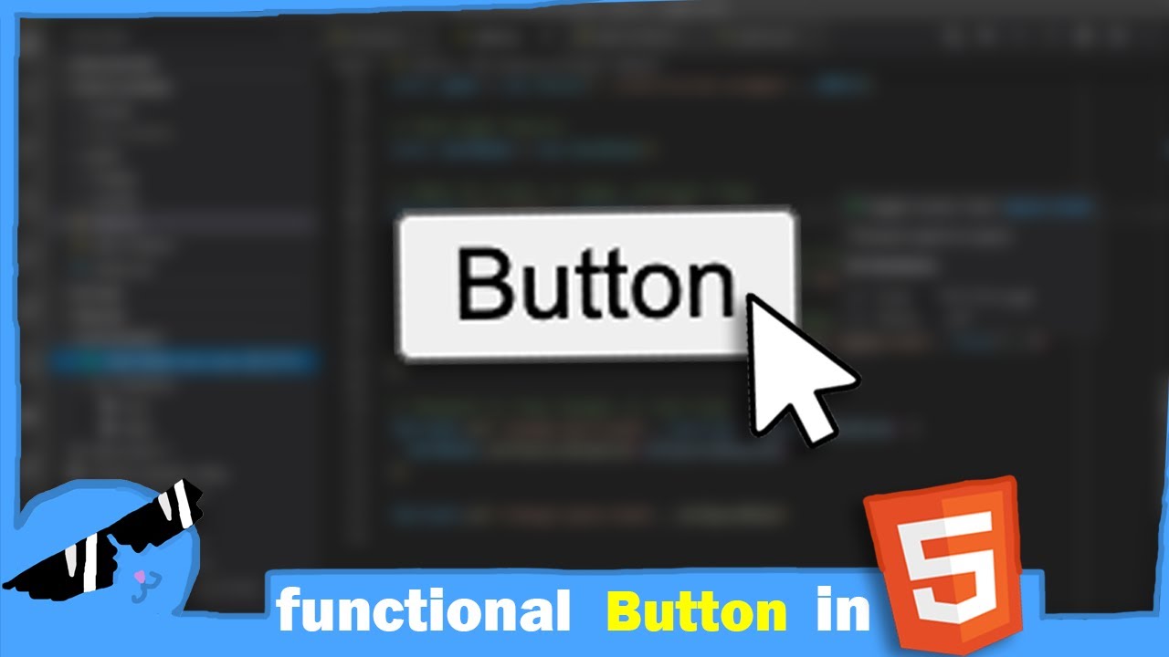 Make a Functional Button with HTML, CSS & JavaScript in 1 Minute!