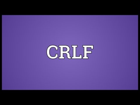 CRLF Meaning
