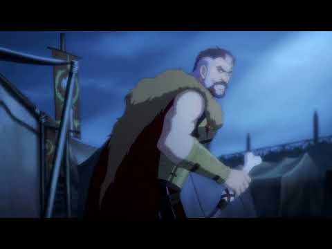 Ark The Animated Series Nerva vs Utharaptor scene