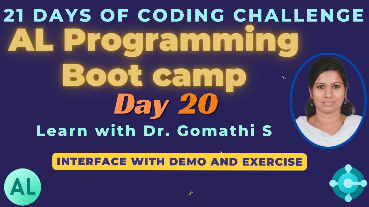 Day 20 - Interface - AL programming boot camp - 21 days coding challenge - #bootcamp #challenge