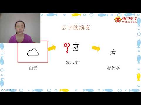 汉字“云”的演变The evolution of the Chinese character "yun"