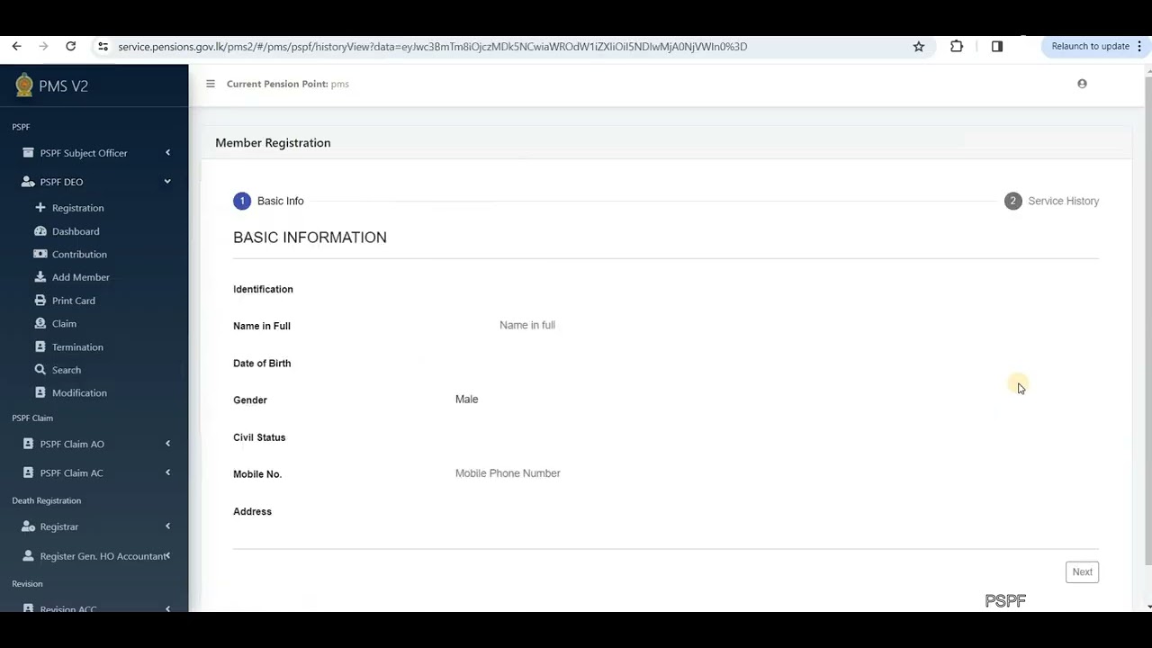 Member Contribution Report