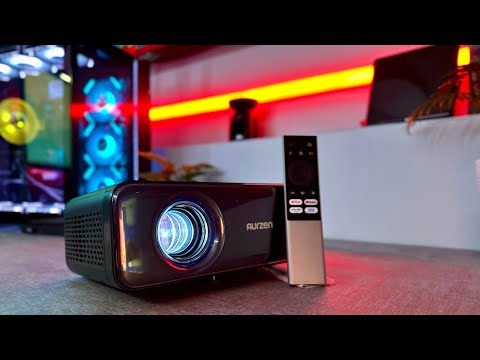 This is All You Need For Gaming and Streaming! | Aurzen EAZZE D1 Pro Smart Projector