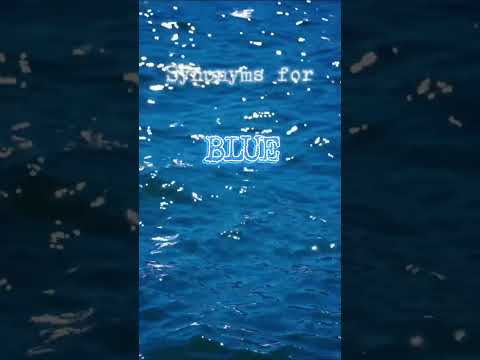 Synonyms for blue