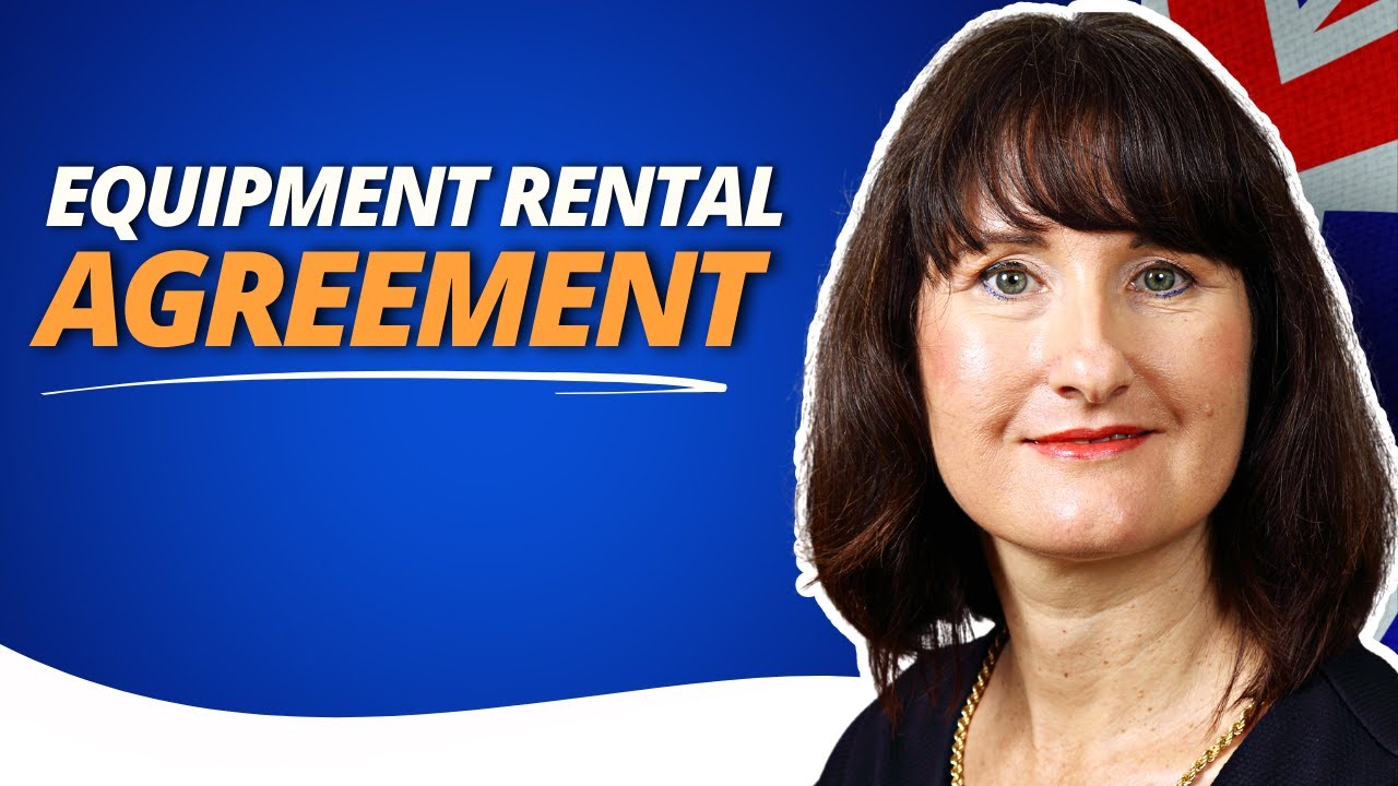 Equipment Rental Agreement Template | Australia