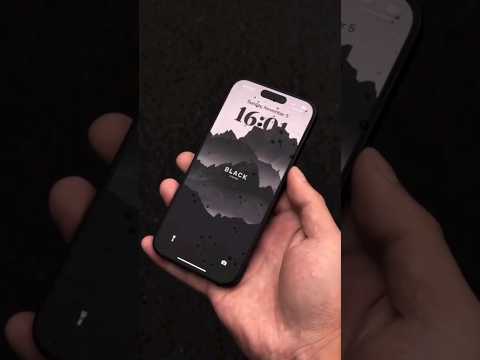 iPhone 15 Pro black & depth of field wallpaper #shortvideo #youtube #iphone #apple